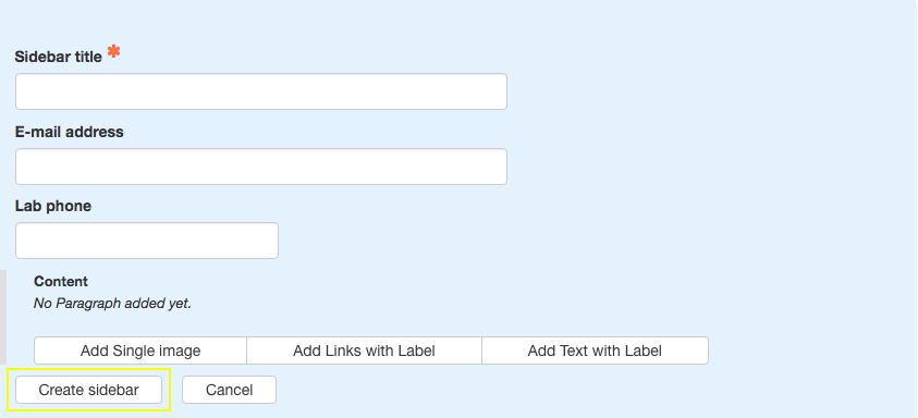 Create a sidebar | Columbia Sites Create a sidebar | Columbia Sites